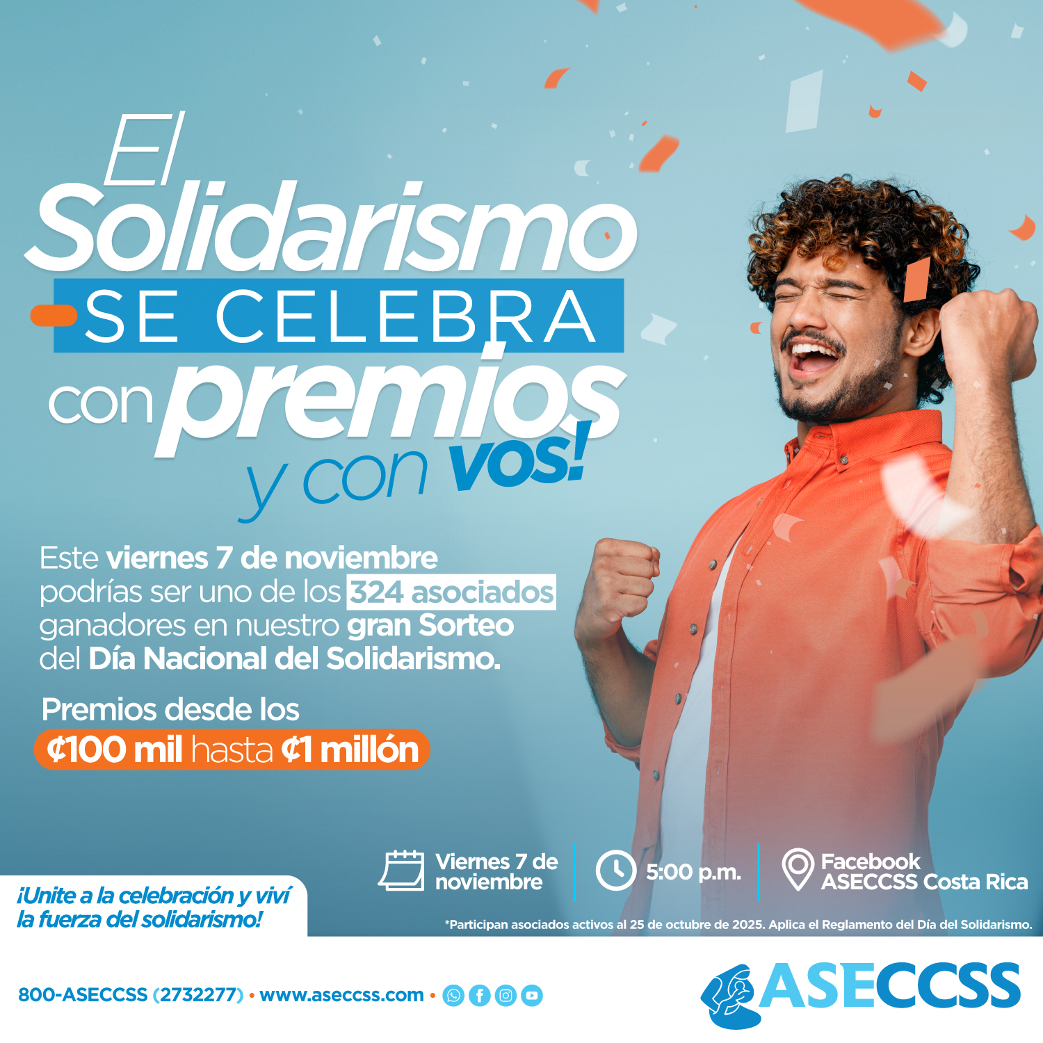 Sorteo del Día del Solidarismo - ASECCSS