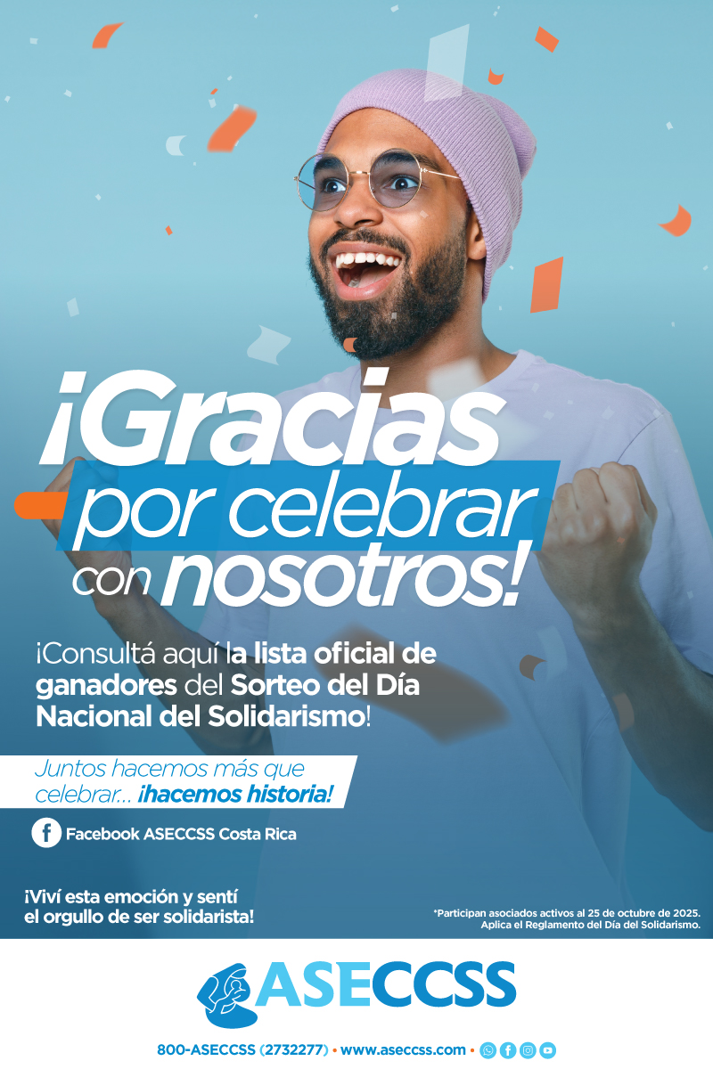 Ganadores Sorteo del Día del Solidarismo 2025 - ASECCSS